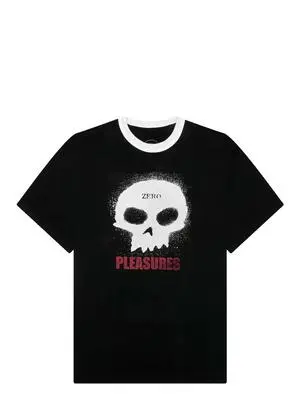 PLEASURES Single Skull Graphic T-shirt - Black