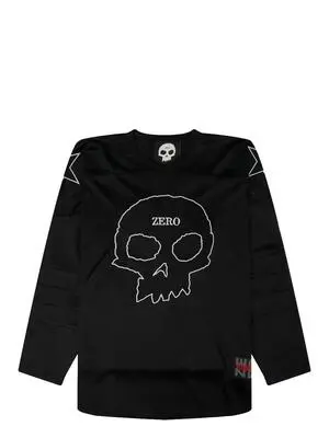 PLEASURES Graphic Jamie Hockey Jersey - Black