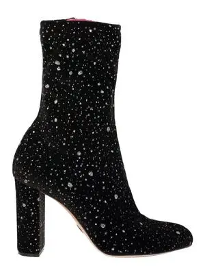 Oscar Tiye Glitter Boots - Black