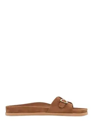 ANCIENT GREEK SANDALS Buckle Strap Sandals - Brown