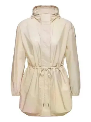 Moncler Drawstring Hooded Jacket - Neutrals