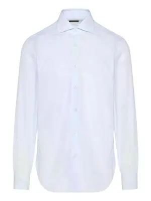 BARBA NAPOLI Striped Shirt - Blue