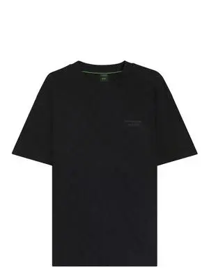 BOSS X Porsche Logo-emed Crew-neck T-shirt - Black