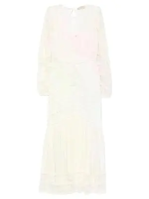 TWINSET Long-sleeve Maxi Dress - Neutrals