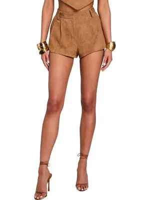 Retrofete Reyes Suede Short - Caramel