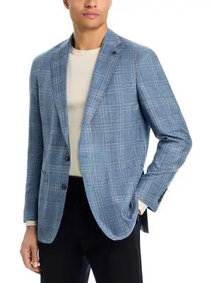 Peter Millar Crown Crafted Hertford Plaid Soft Jacket - Storm