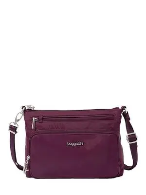 BAGGALLINI Classic Antitheft Keepsake Crossbody Bag - Mulberry