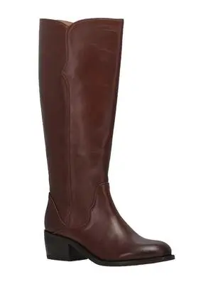 THE FRYE COMPANY Carson 2 Piping Knee High Boot - Saddle