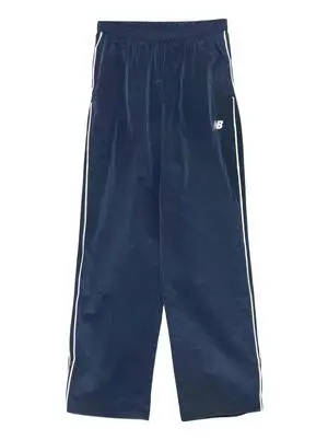NEW BALANCE Logo-embroidered Trousers - Blue