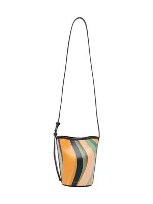 Paul Smith Mini Striped Bucket Bag - Neutrals