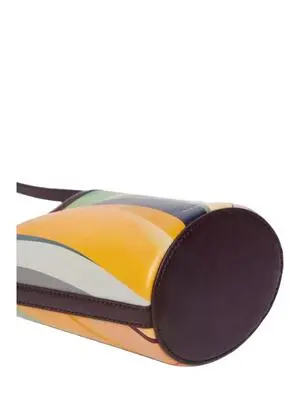 Paul Smith Mini Striped Bucket Bag Neutrals