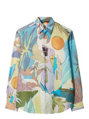 Paul Smith Printed Shirt - Blue