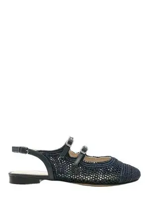 CAREL Balma Buckle-strap Flat Pumps - Blue
