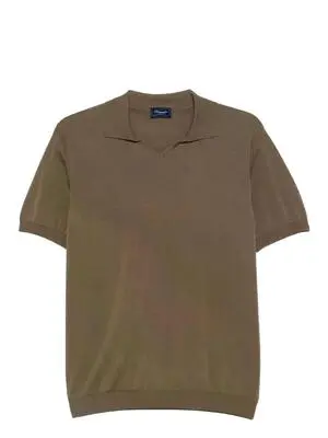 DRUMOHR V-neck Short-sleeve T-shirt - Green