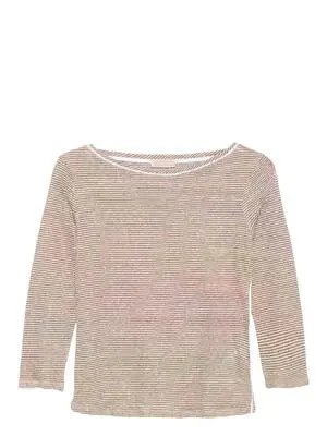 PUROTATTO Striped Top - Neutrals