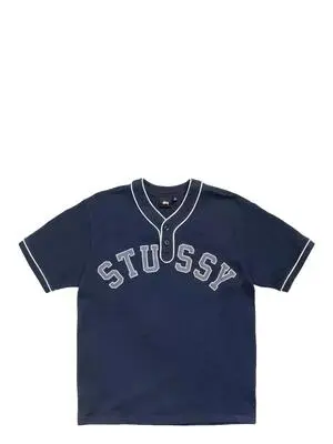 StÜssy Arch Baseball Jersey - Blue
