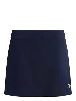 Polo Ralph Lauren Logo-embroidered Mini Skirt - Blue