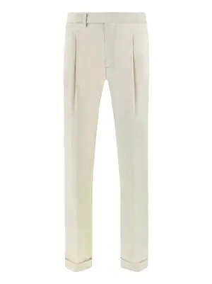 Paul & Shark Double-pleats Chino Trousers - Neutrals