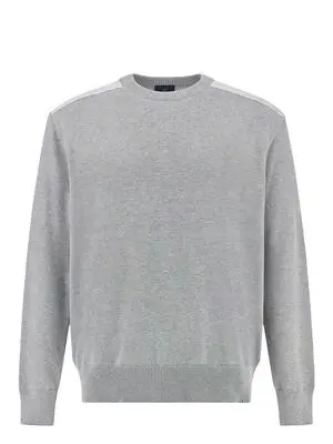 Paul & Shark Crew-neck Cotton Sweater - Grey
