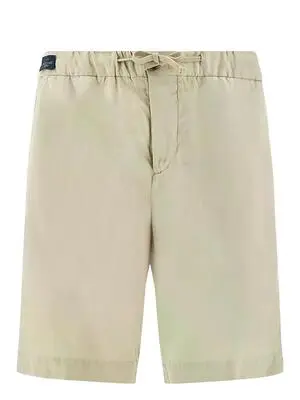 Paul & Shark Garment-dyed Drawstring Bermuda Shorts - Neutrals