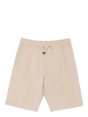 KIRED Drawstring Bermuda Shorts - Neutrals