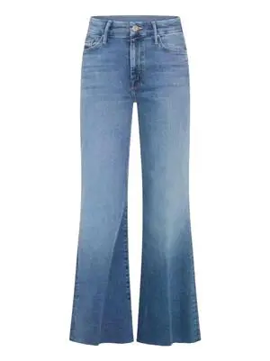 MOTHER The Roller Frayed Jeans - Blue