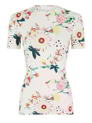 Rabanne Floral Top - Neutrals