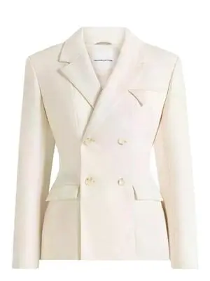 Manière De Voir Maniere De Voir Double-breasted Sculpted Blazer - Neutrals