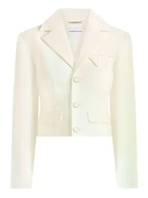 Manière De Voir Prisca Cropped Jacket - Neutrals