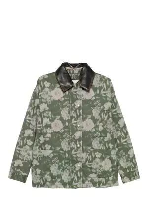 HALFBOY Flower-Print Collared Jacket