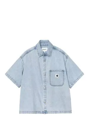 Carhartt Work In Progress Pocket Denim Shirt - Blue