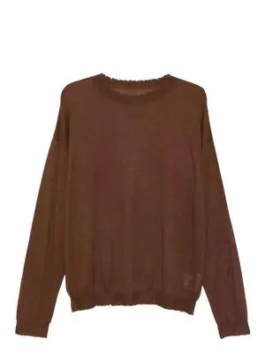 FREI-MUT Frayed Hem Sweater