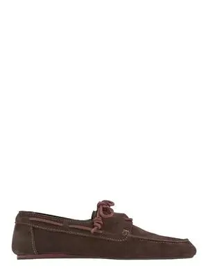 ANCIENT GREEK SANDALS Pliario Lace-up Boat Shoes - Brown