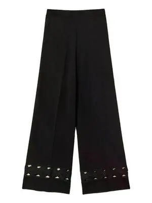 TWINSET Cable-knit Trousers - Black