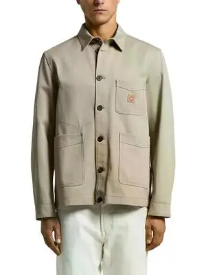 Peserico Button Patch Jacket - Neutrals