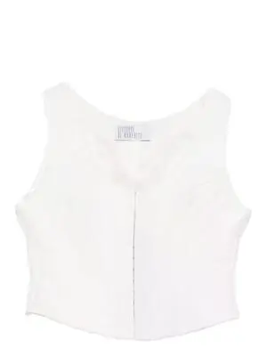 GIUSEPPE DI MORABITO V-Neck Corset Top