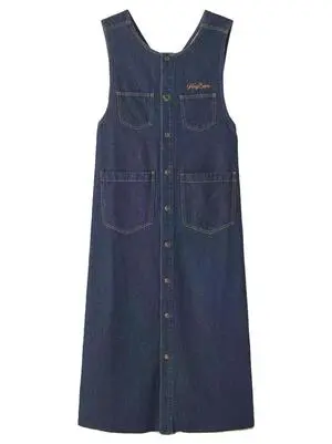 FINGERCROXX Multi-pocket Dress - Blue