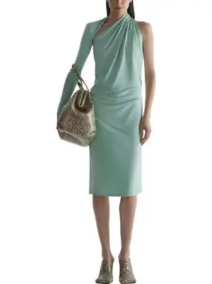 MUGLER Draped Loop Dress