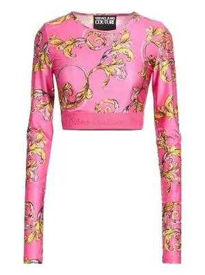 Versace Top Polyamide Elastane - Fuchsia