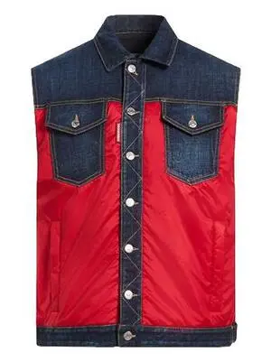 Dsquared2 Two-tone Sleeveless Vest - Red