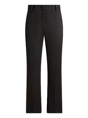 DEPARTMENT 5 Cotton Stretch Gabardine Bootcut Pants - Charcoal