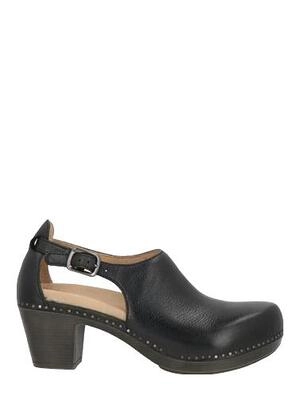 Dansko Pebbled Leather Clogs - Black