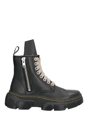 DR. MARTENS X RICK OWENS Leather Ankle Boots - Black