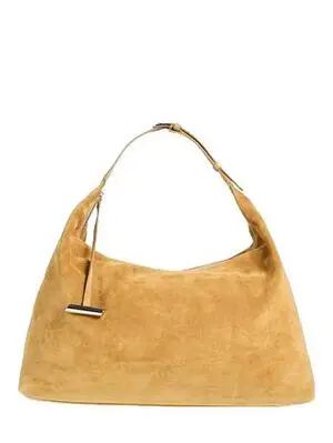 LIFFNER Leather Hobo Bag - Beige
