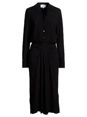 Ba&sh Crepe Shirt Dress - Black