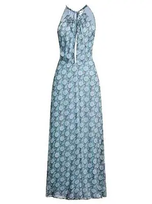 Antik Batik Light Viscose Maxi Dress - Blue