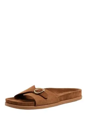 ANCIENT GREEK SANDALS Stoa Footbed Sandals - Rust