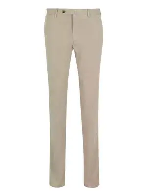 PT TORINO Button Chino Trousers - Neutrals