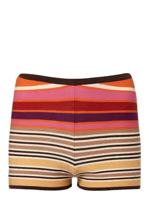 Faithfull The Brand Playa Striped Shorts - Multicoloured