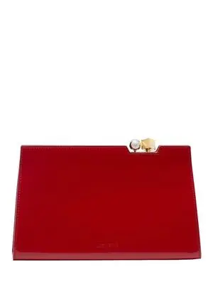 Jacquemus Salon Leather Clutch - Red